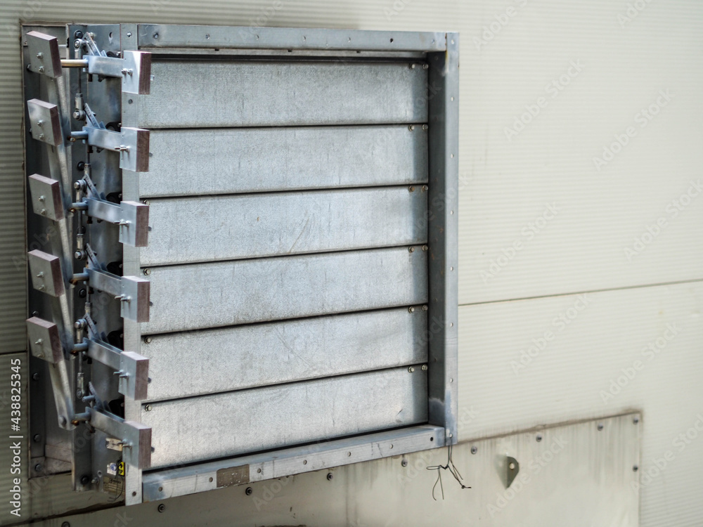 Air inlet filter of gas turbine generator systems in power plant. Stock ...