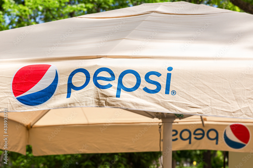 Pepsi logo and signage Stock Photo | Adobe Stock