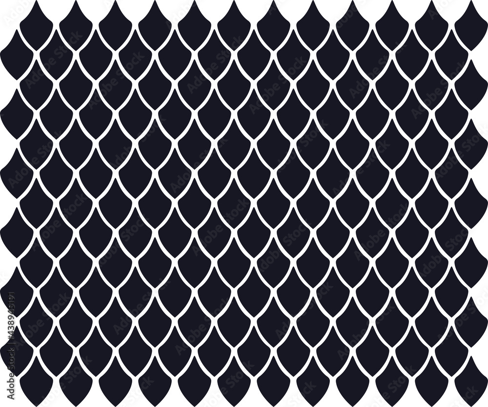 Dragon scale pattern background. A large number of scales of ...