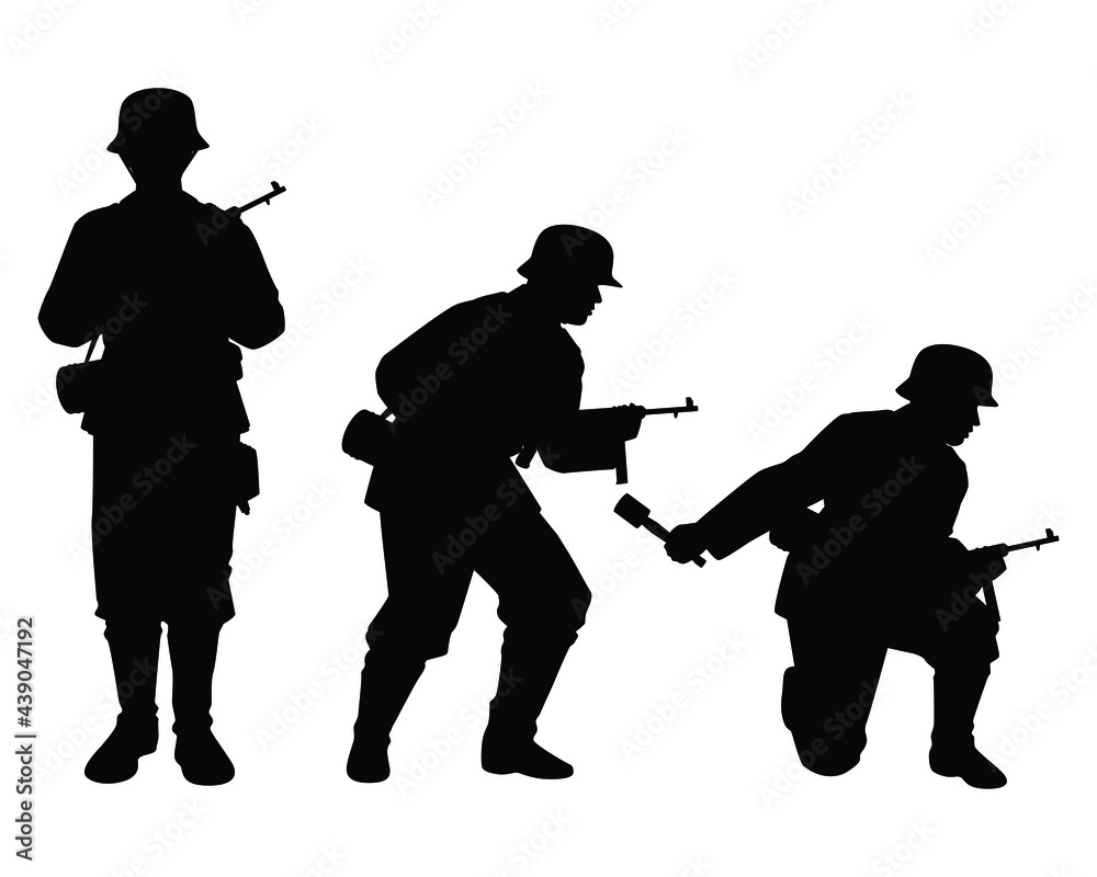 Soldier Silhouette Ww2