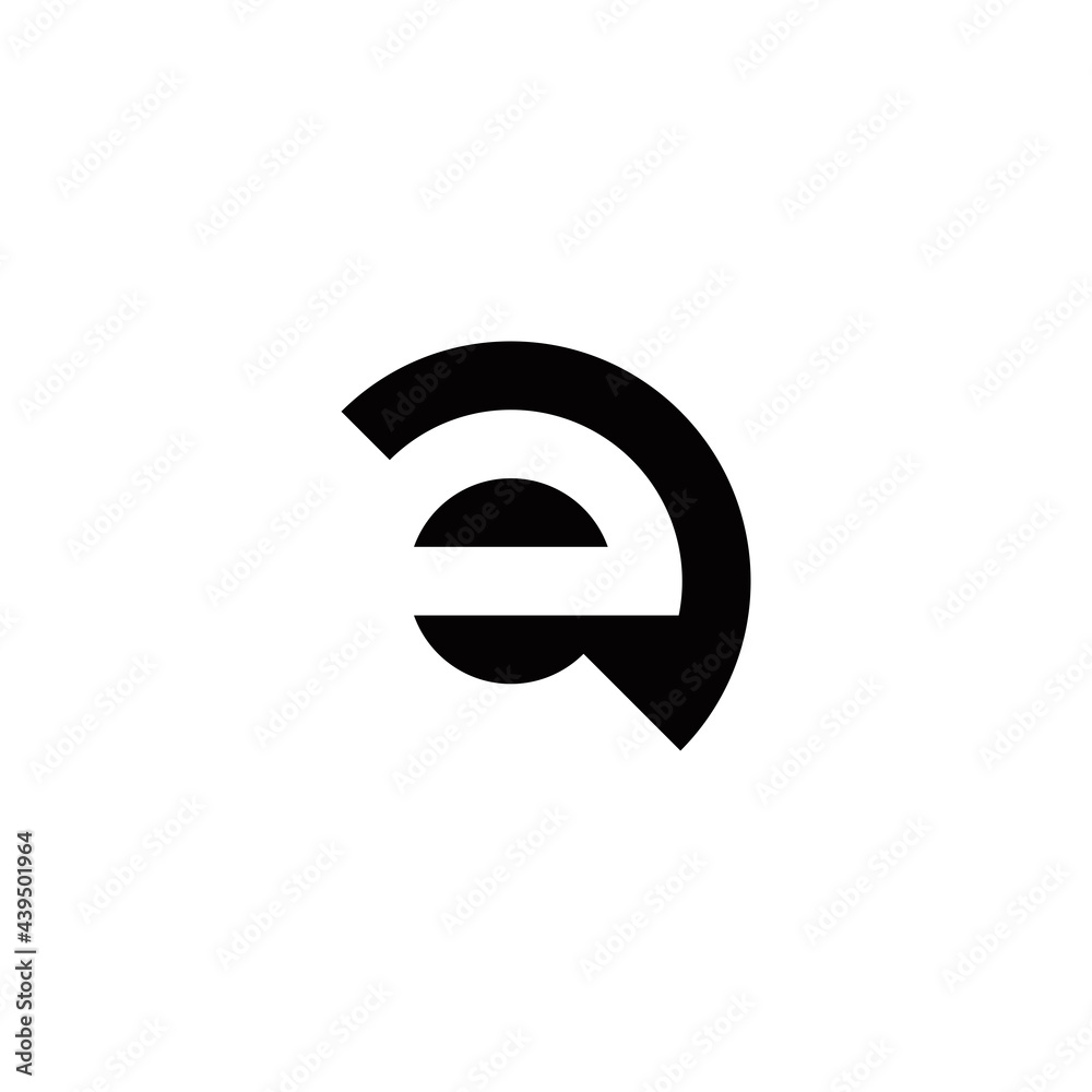 e initial logo design vector template Stock Vector | Adobe Stock