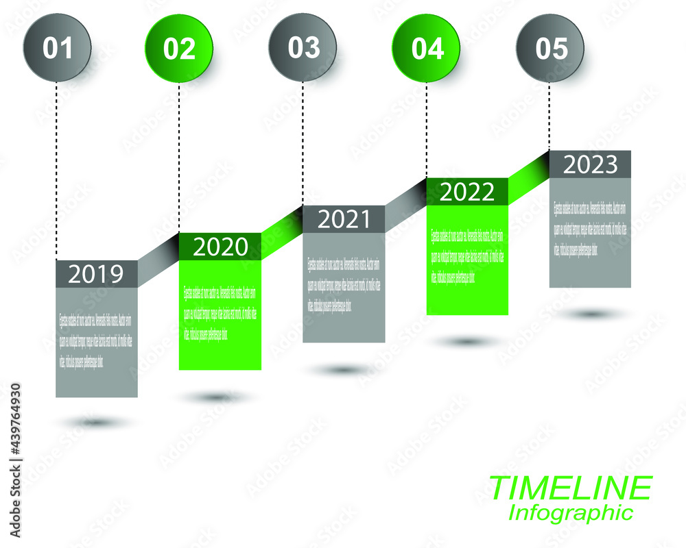 Time line to display your data . Idea to display information, ranking ...