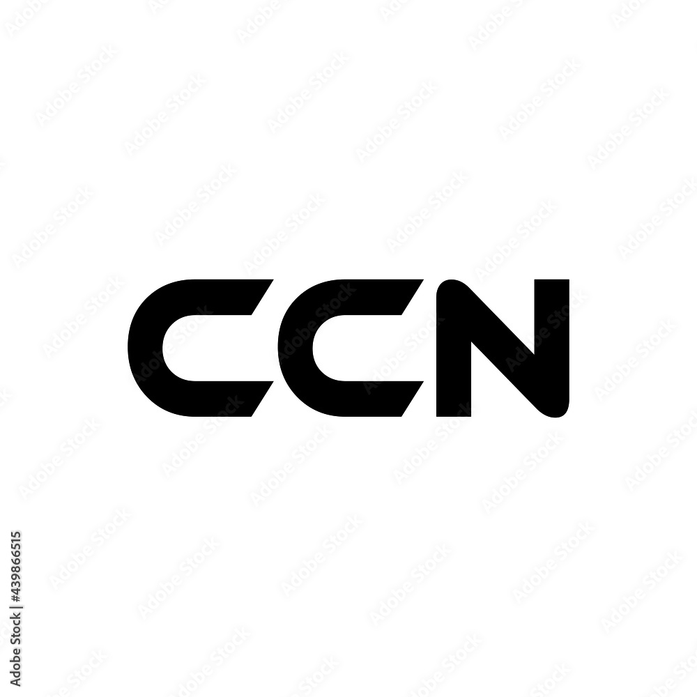 CCN letter logo design with white background in illustrator, vector logo modern alphabet font ...