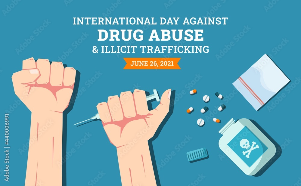 International day against drug abuse and illicit trafficking background ...