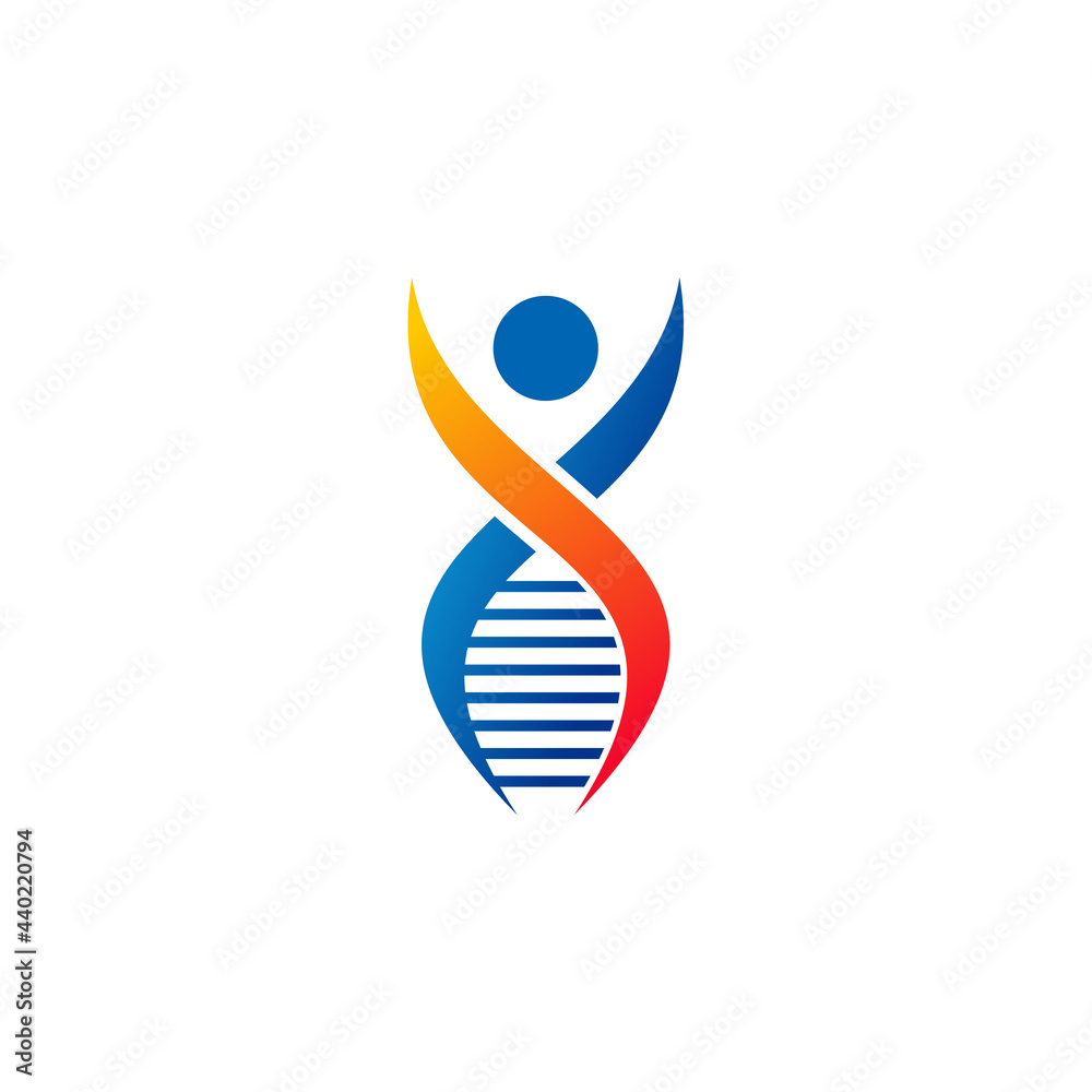 People DNA logo vector template, Creative DNA logo design concepts ...