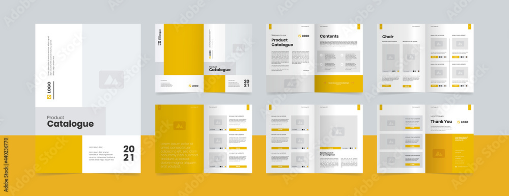 modern product catalogue design template Stock Vector | Adobe Stock