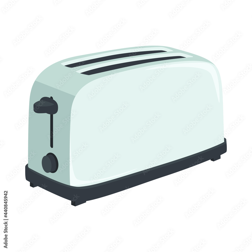 Toaster Sign Emoji Icon Illustration. Kitchen Machine Vector Symbol ...