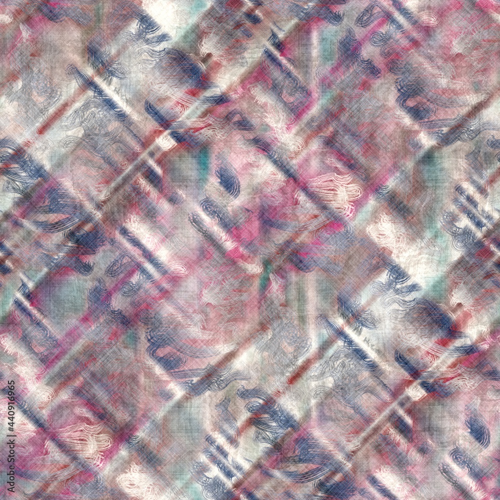 Seamless pastel batik pattern swatch for print with abstract hand drawn ...