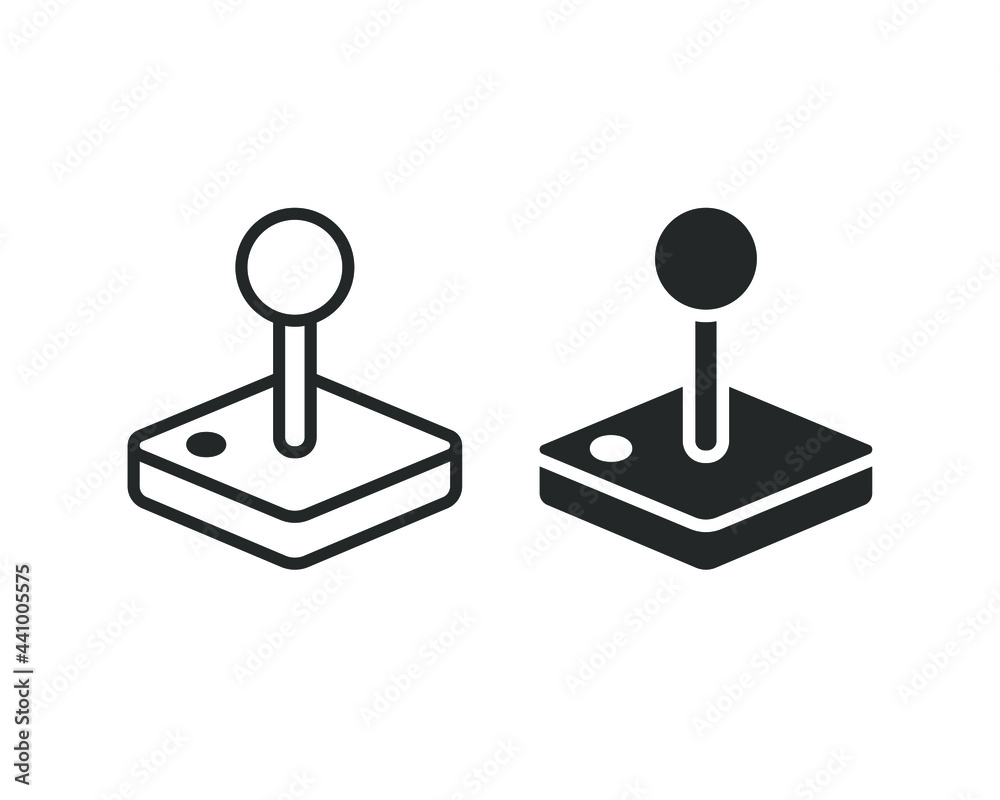 Joystick icon. Controller symbol. Console gamepad sign. Play and gaming ...