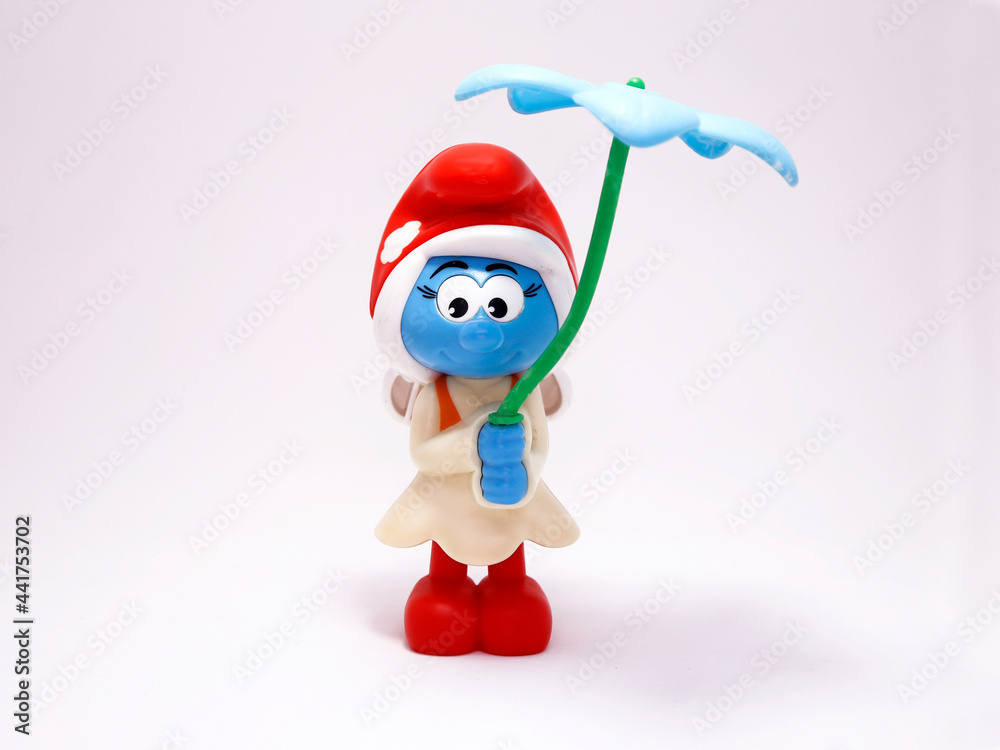 Foto de Stock The smurfs. SmurfWillow. Smurfette from the movie The ...