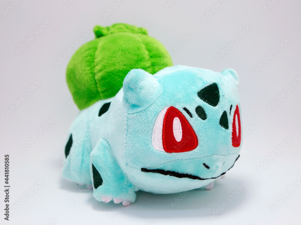 Bulbasaur is a seed Pokemon. Fushigidane. It has a large green bulb on ...