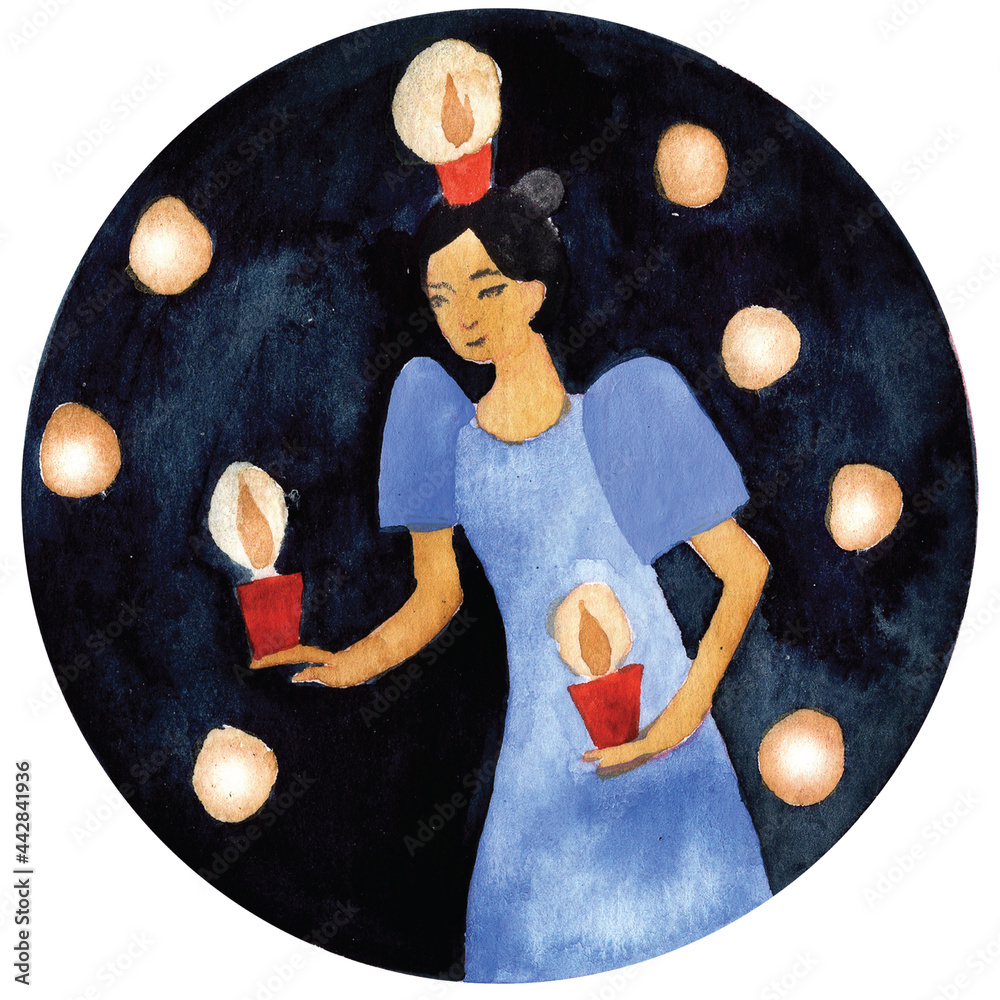 Pandanggo sa Ilaw Stock Illustration | Adobe Stock
