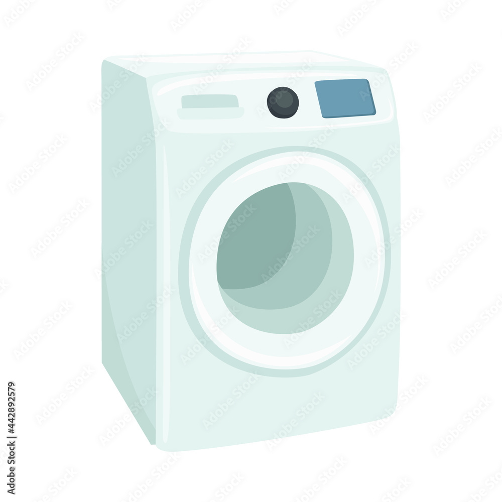 Wash Machine Sign Emoji Icon Illustration. Laundry Vector Symbol ...
