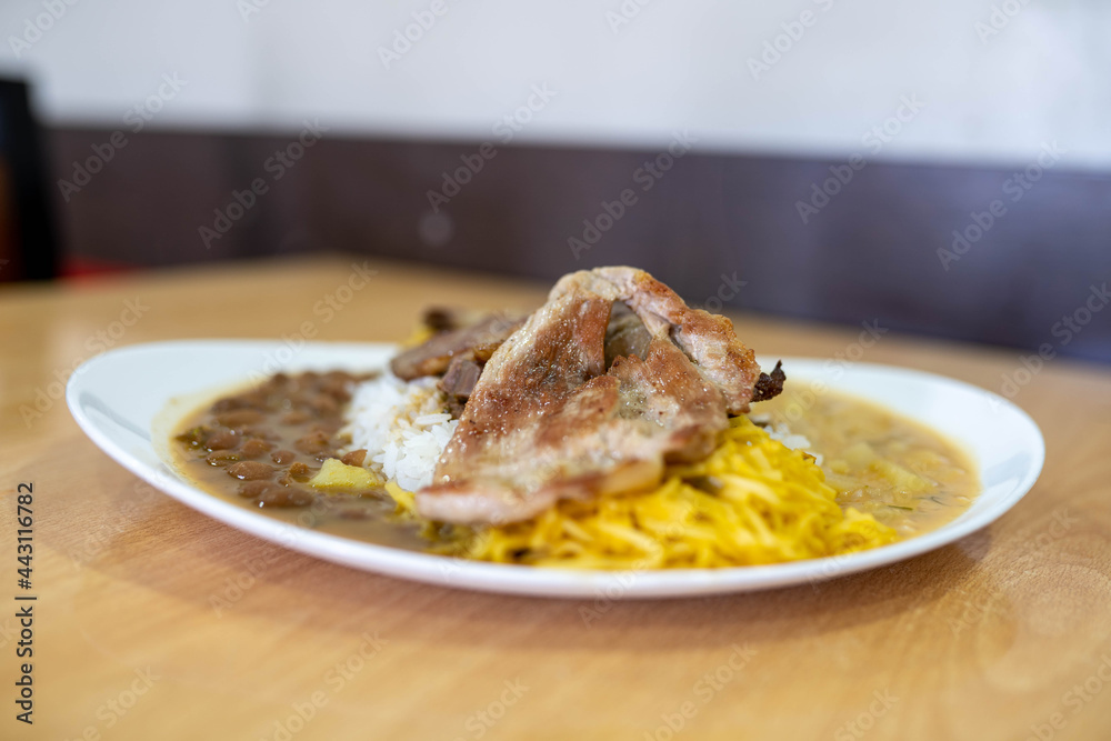 Bandera o Banderita : plato de comida tradicional de la cocina ...