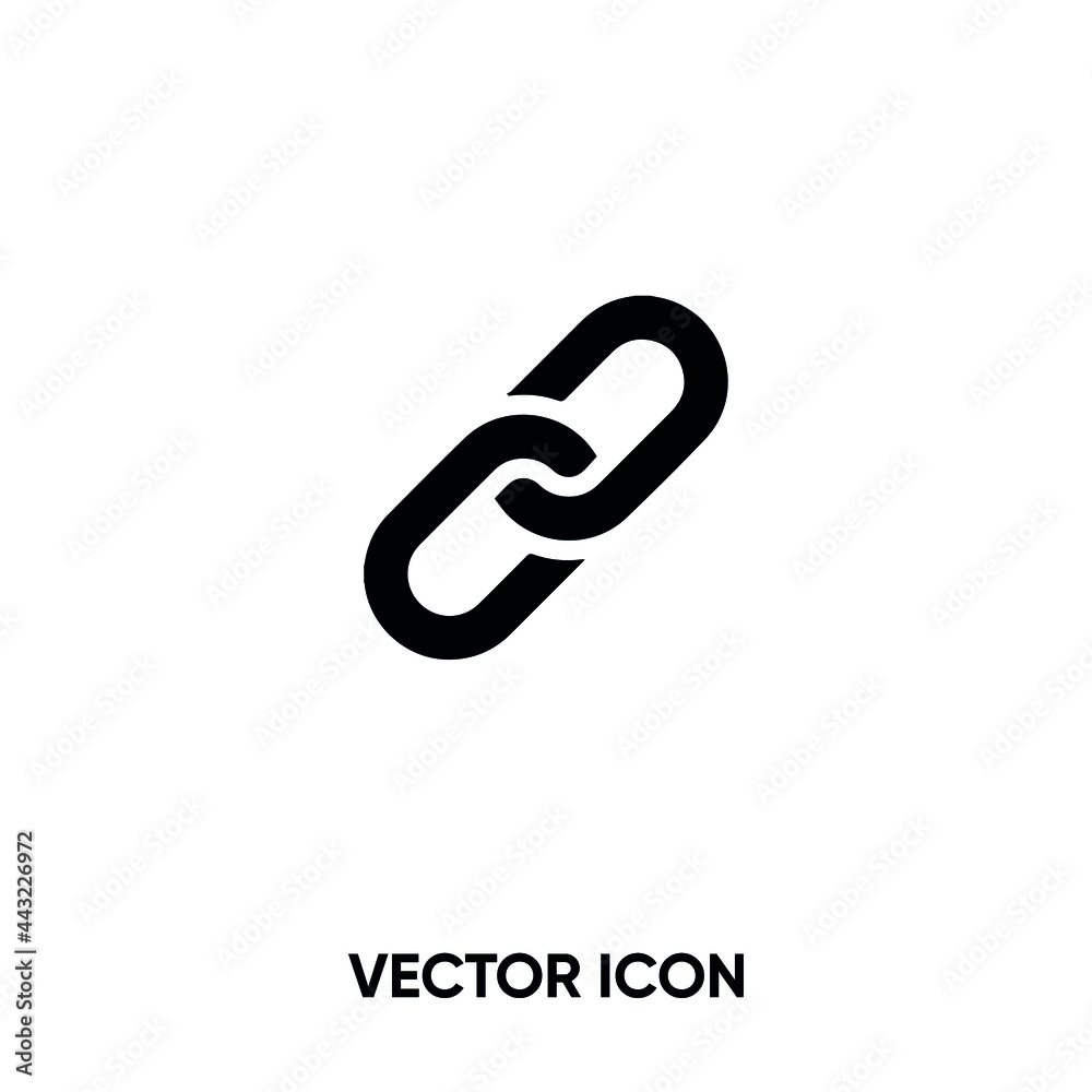 Link vector icon . Modern, simple flat vector illustration for website ...
