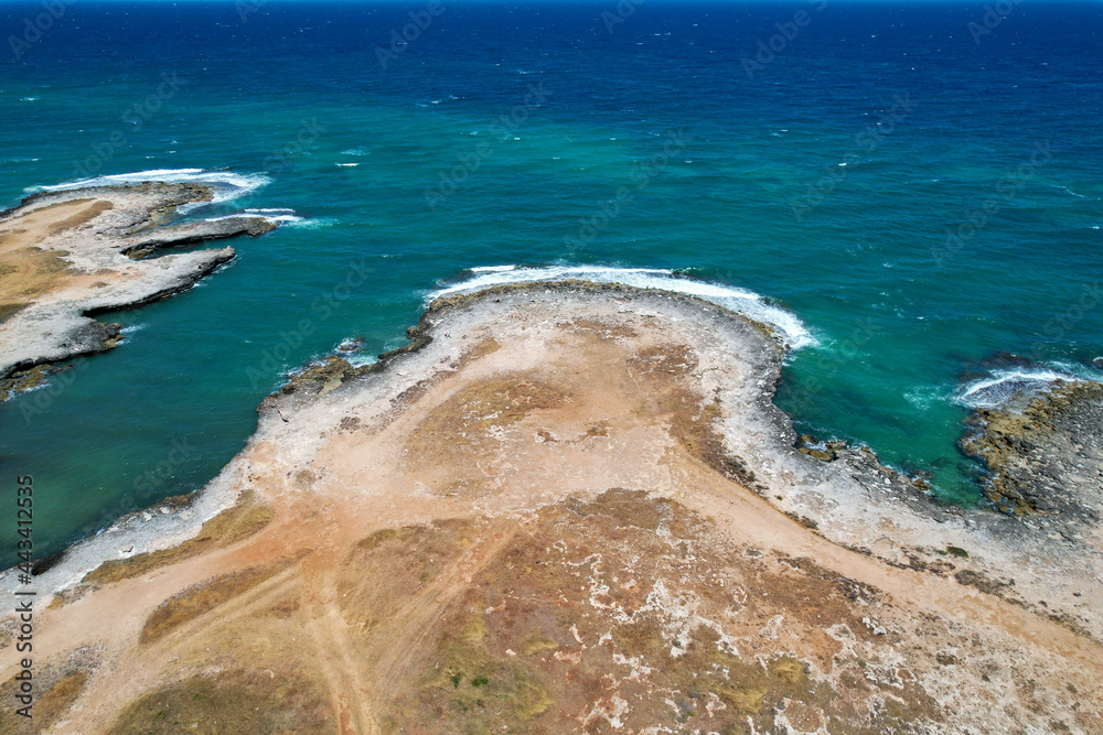 Costa Merlata, Ostuni photographed with drone from above. It offers one ...