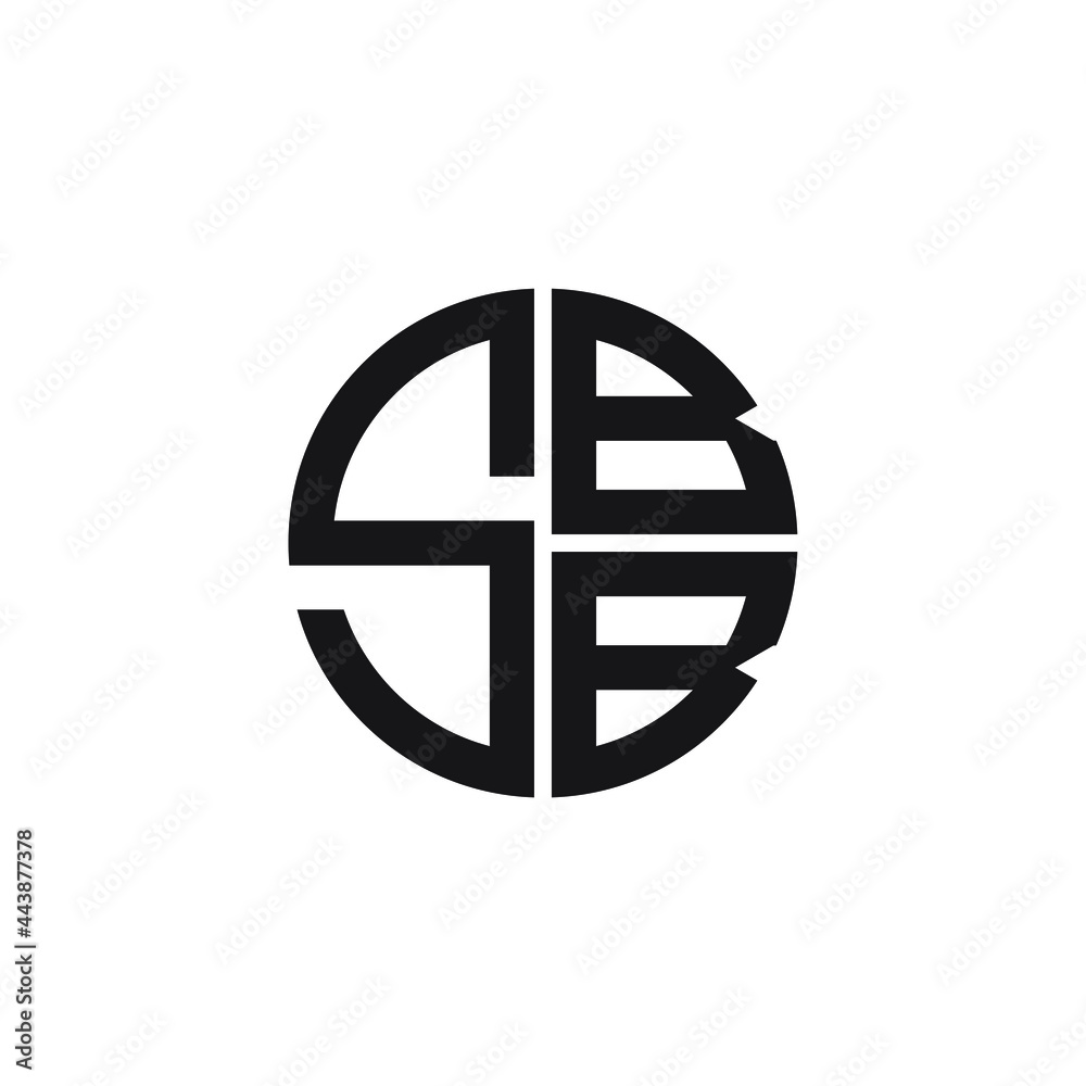 Image vectorielle Stock SBB logo SBB icon SBB vector SBB monogram SBB ...