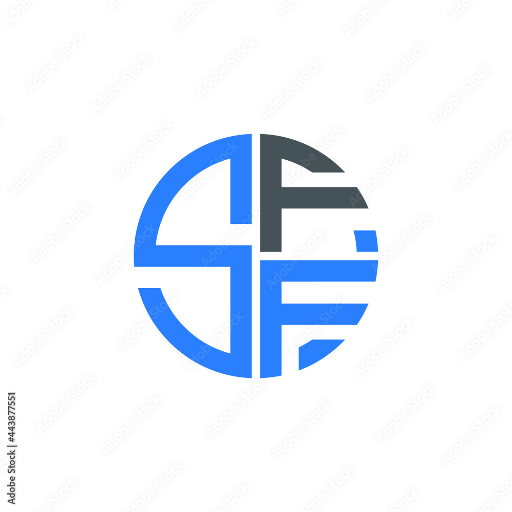Image vectorielle Stock SFF logo SFF icon SFF vector SFF monogram SFF ...