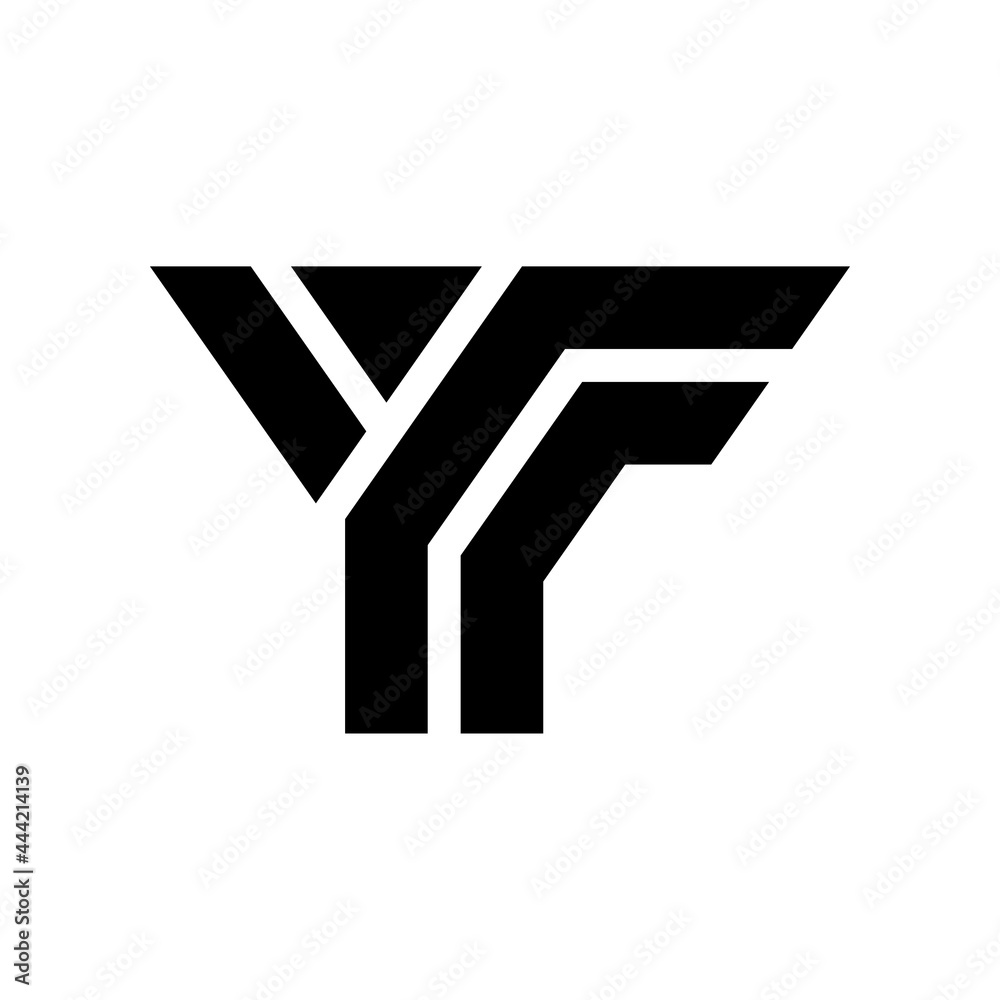 Letter YF logo template Stock Vector | Adobe Stock