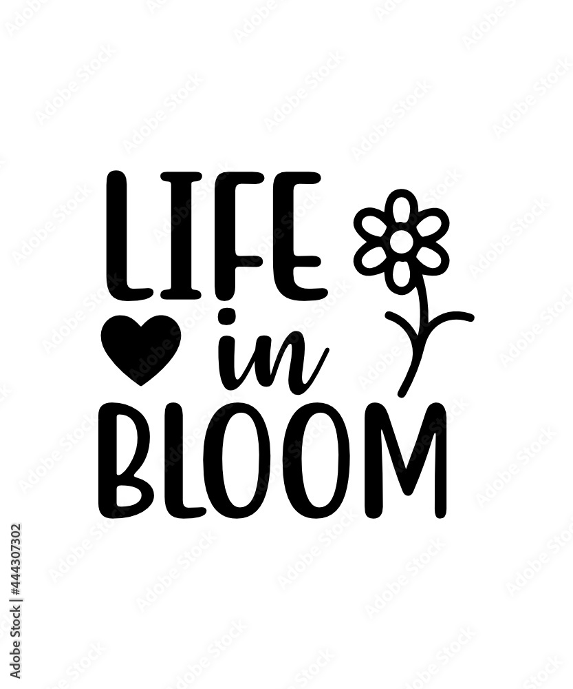 bloom svg, flower svg, SVG cutting file, DXF, PNG, cricut, die cut ...