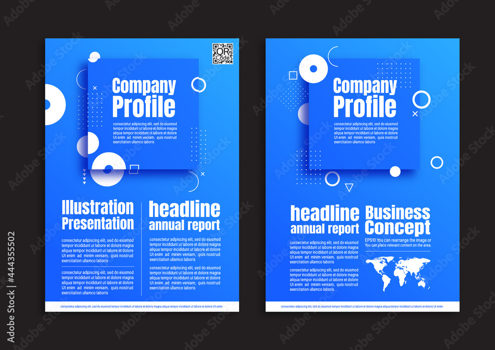 Flyer Brochure poster design, Business template in A4 size, for ...
