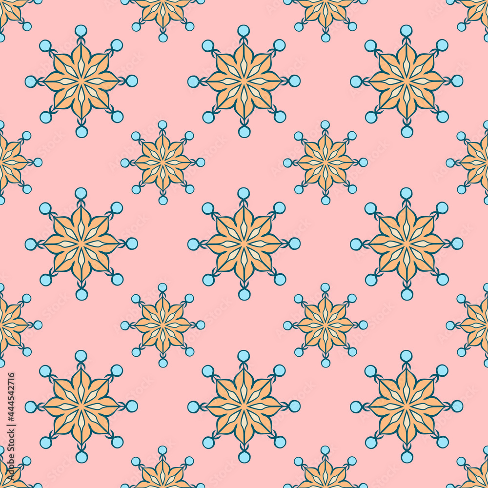 seamless repeat pattern for packaging, gift wrapper, web background ...