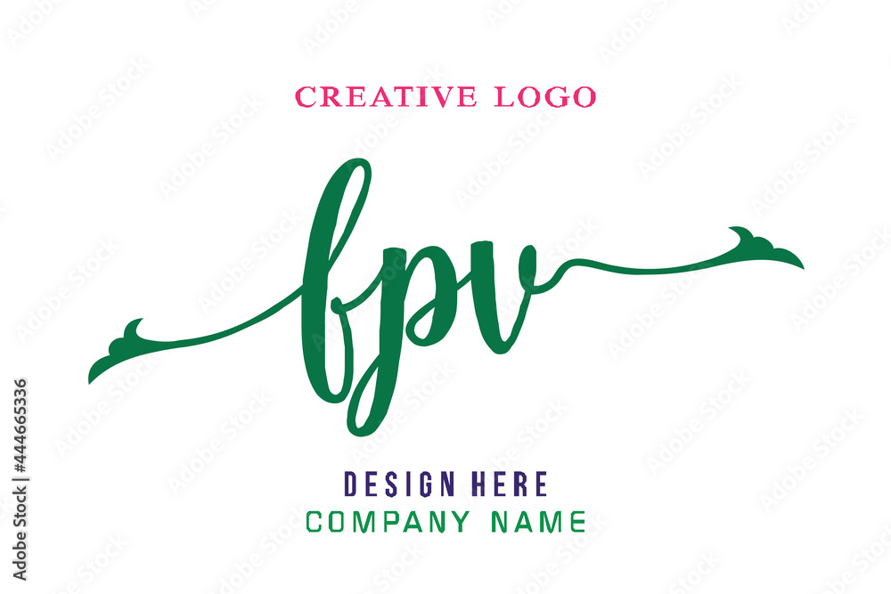 FPV lettering logo is simple, easy to understand and authoritative ...