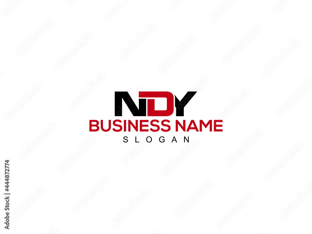 Letter NDY Logo Icon Vector Image Design For Company or Business Stock ...