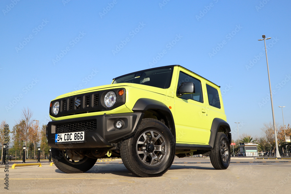 Suzuki Jimny is a line of four-wheel drive off-road mini SUVs, made by ...