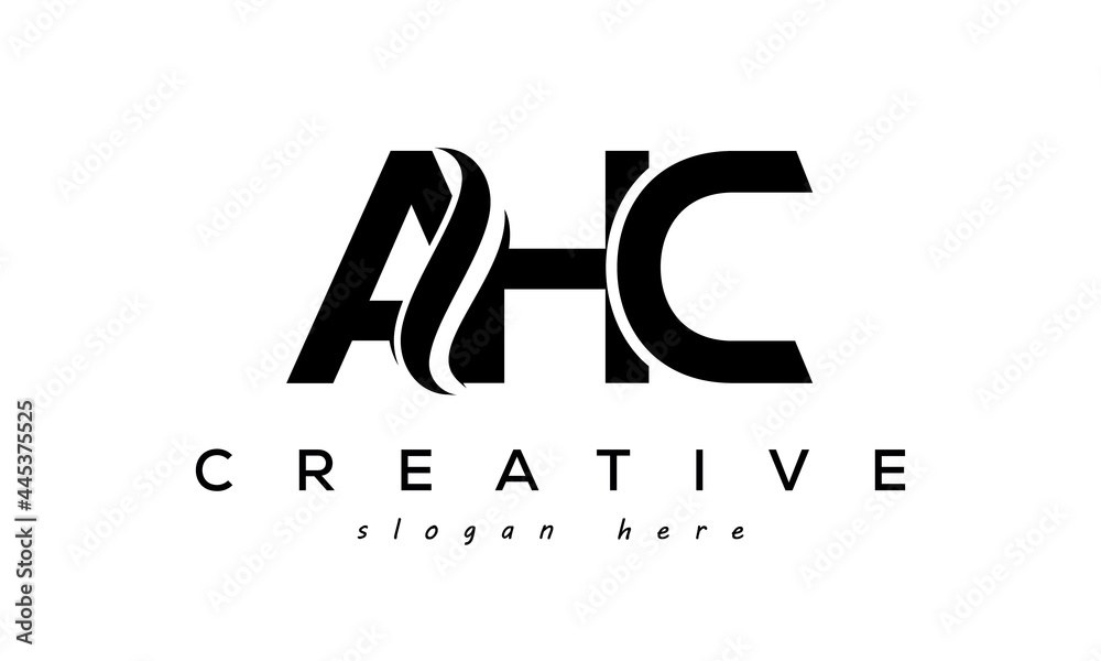 Letter AHC creative logo design vector Stock Vector | Adobe Stock