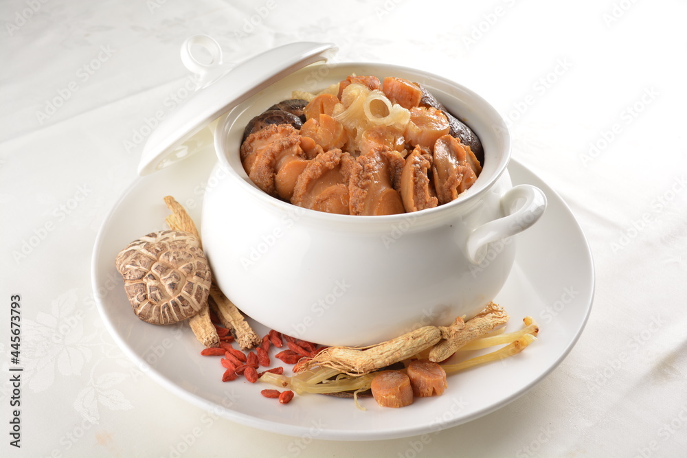 Chinese traditional luxury cuisine buddha jump over the wall with ...