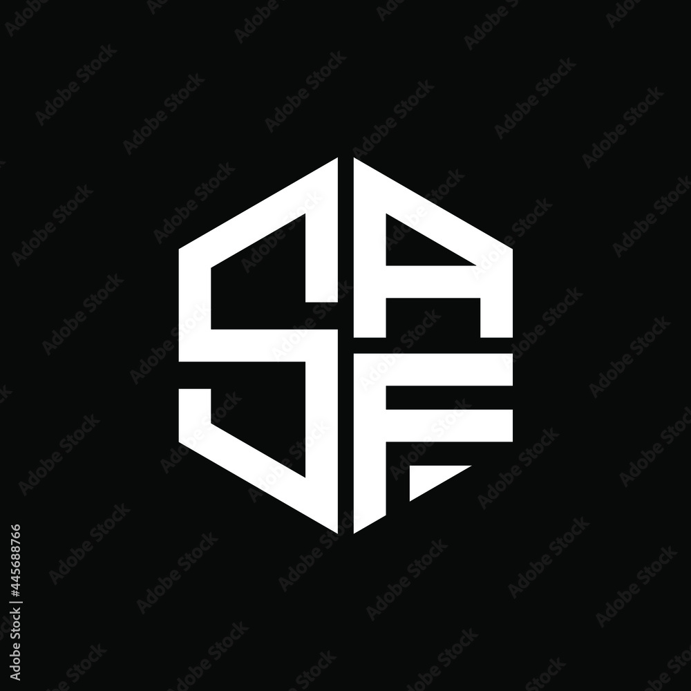 SAF logo SAF icon SAF vector SAF monogram SAF letter SAF minimalist SAF ...