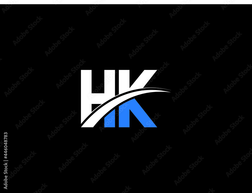 Letter HK Logo, creative hk logo icon vector image design for your ...