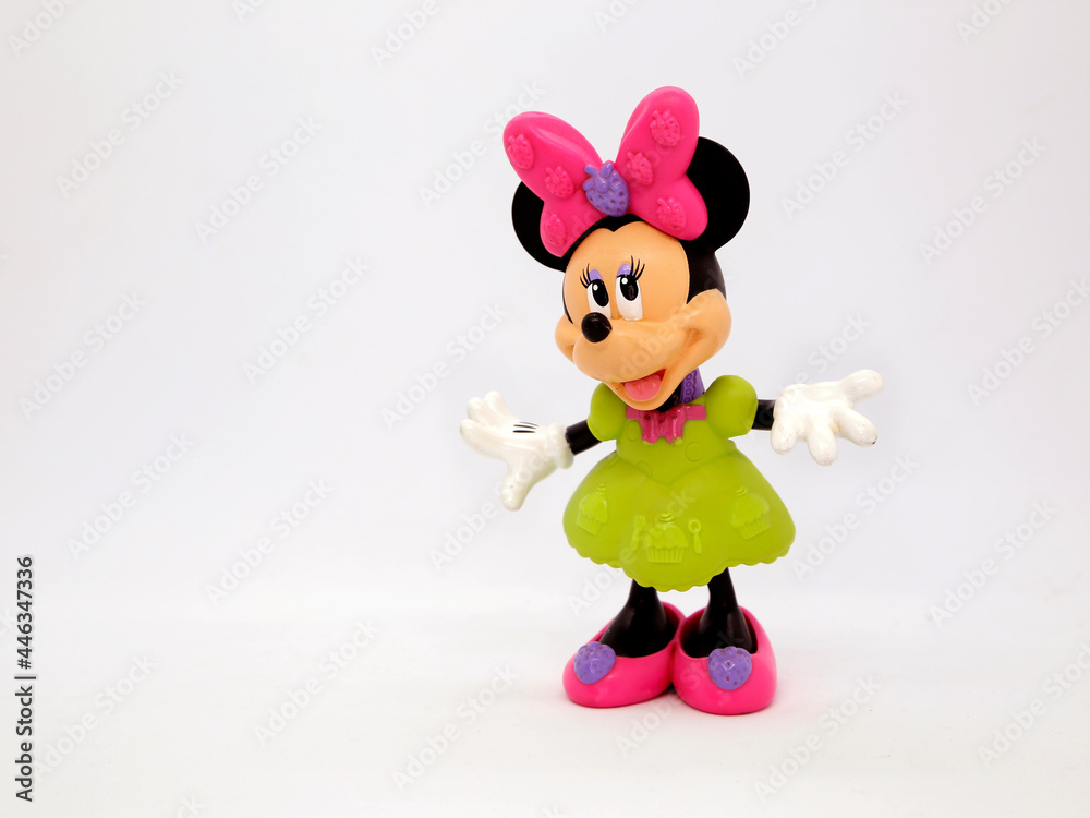 Minnie Mouse. Toy. Cartoon characters from Walt Disney Pictures Studios ...