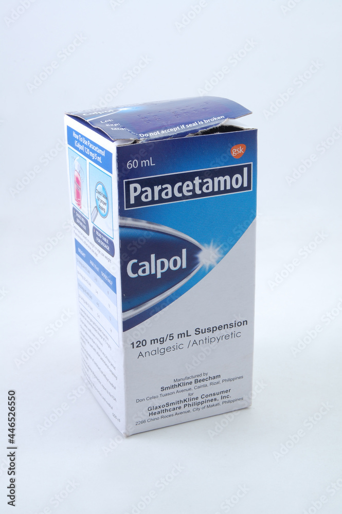 GSK Calpol paracetamol in Manila, Philippines Stock Photo | Adobe Stock