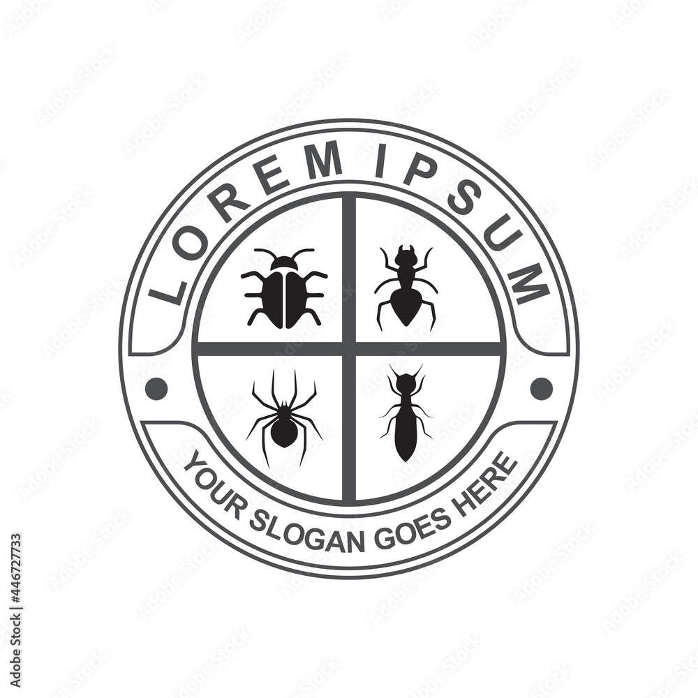 pest control logo , insecticide logo Stock Vector | Adobe Stock