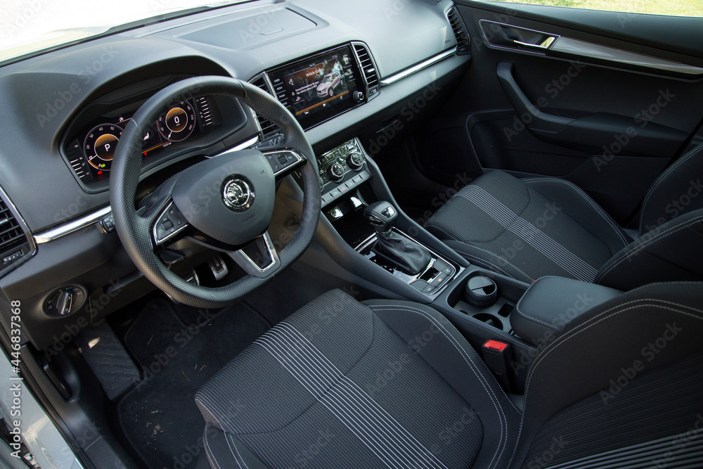 Skoda Karoq is a compact crossover SUV designed and built by the Czech car manufacturer Škoda ...