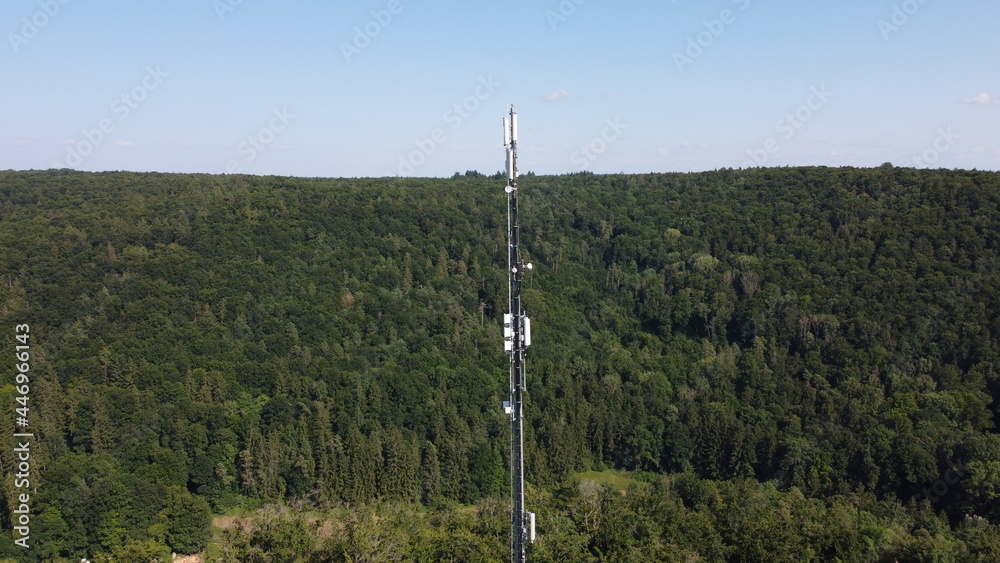 Photo Stock Pappenheim, Germany Bavaria - August 1, 2021: Wide Area ...