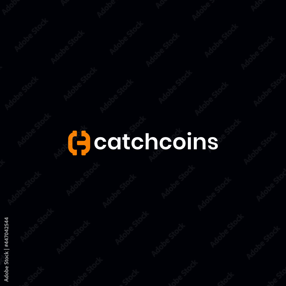 Letter c bitcoin finance sign symbol logo design. Stock Vector | Adobe ...