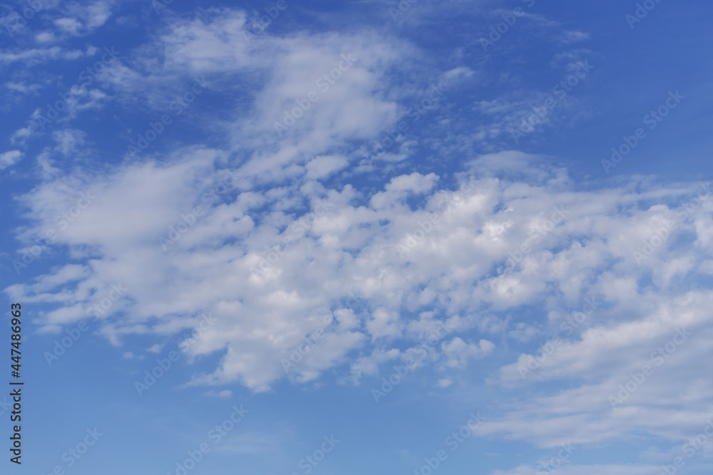 Blue sky background with clouds. Stock Photo | Adobe Stock