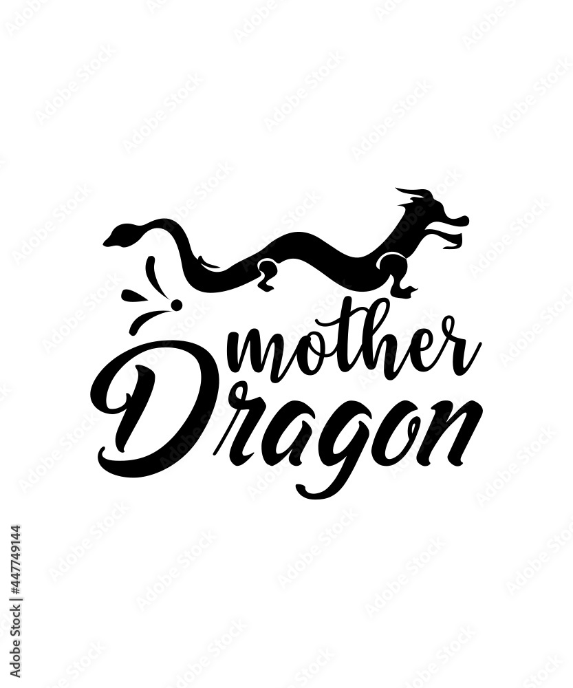Vector de Stock Dragon Clipart, Dragon Vector, Dragons, SVG, DXF, PNG ...