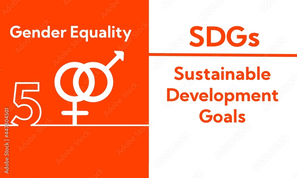 SDGs 5.Gender Equality -ジェンダー平等を実現しよう- Stock Illustration | Adobe Stock