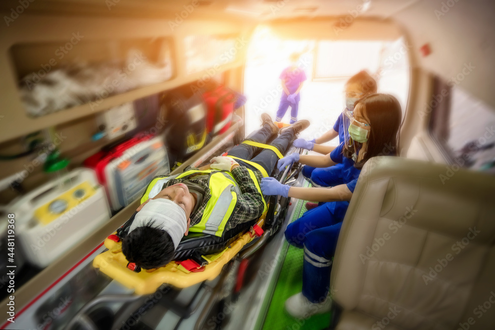 First aid training to transfer patient, loss of feeling or loss of ...