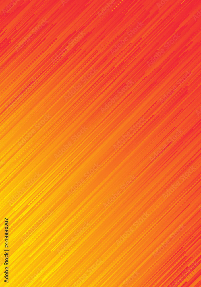 Digital Glitch Art Vivid Yellow Orange Gradient Dynamic Flow Lines Vertical Abstract Background ...