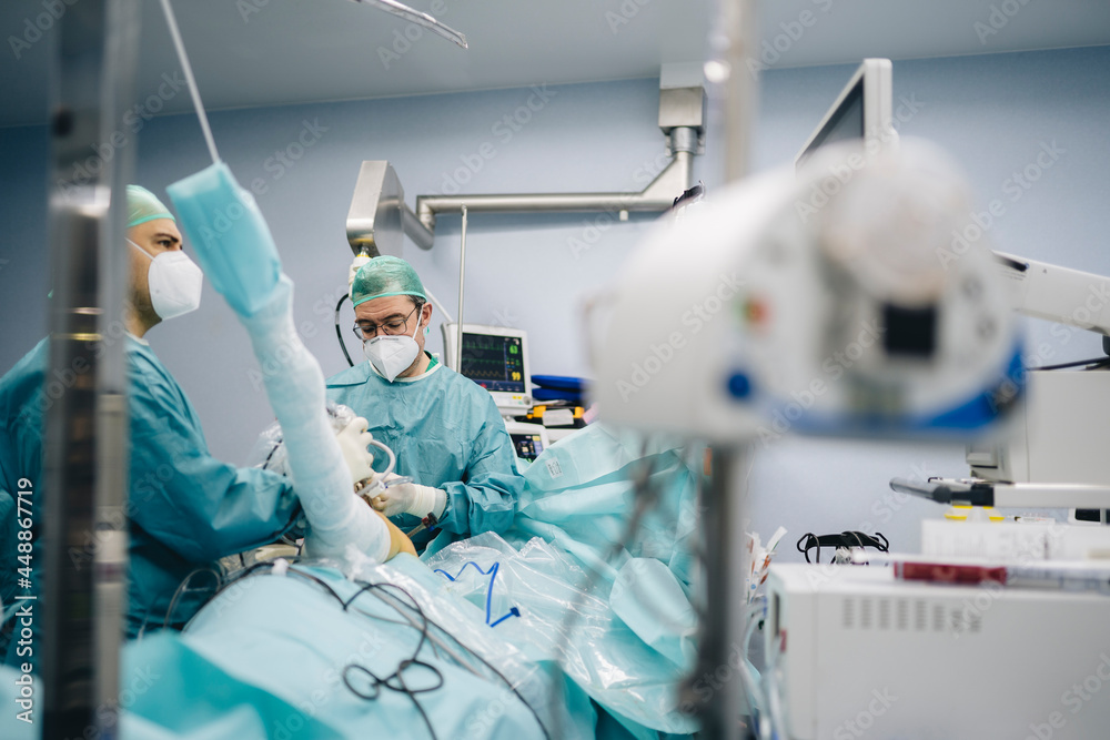 Arthroscopic shoulder operation Stock Photo | Adobe Stock