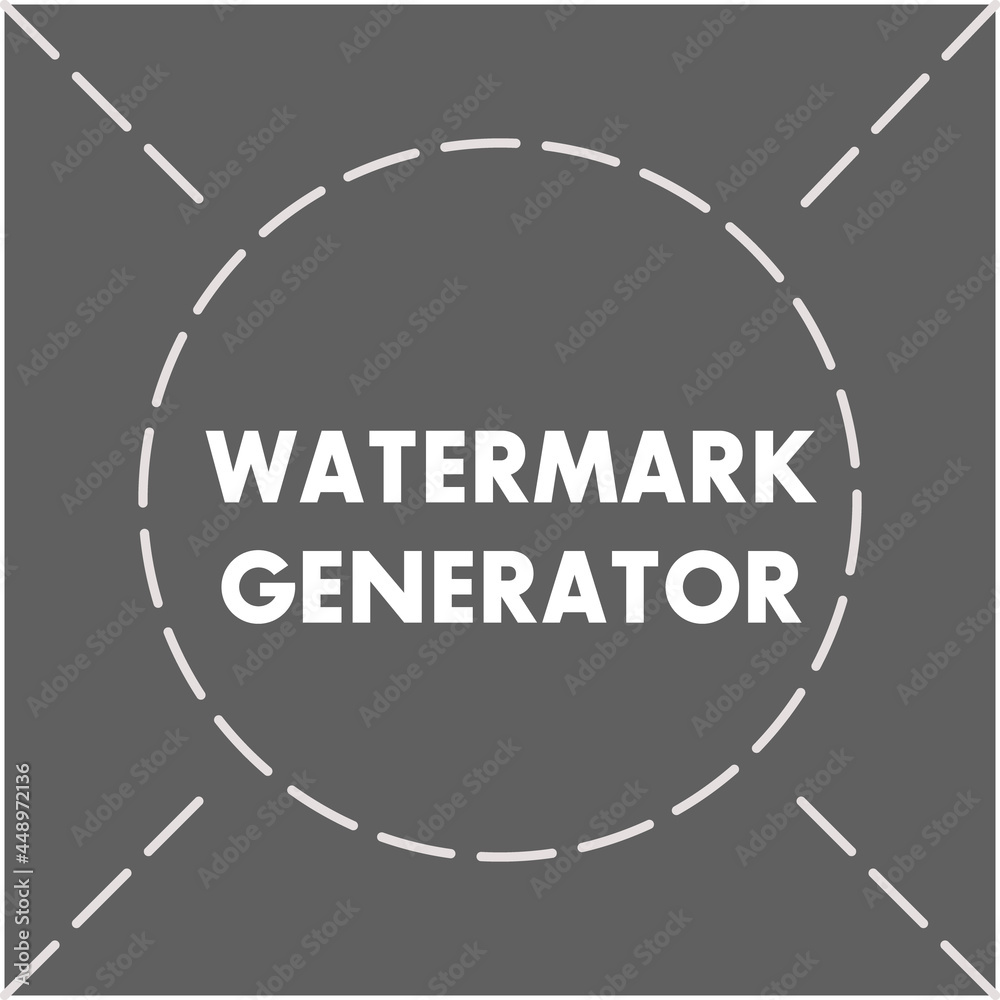 Watermark pattern generator template design Stock Vector | Adobe Stock