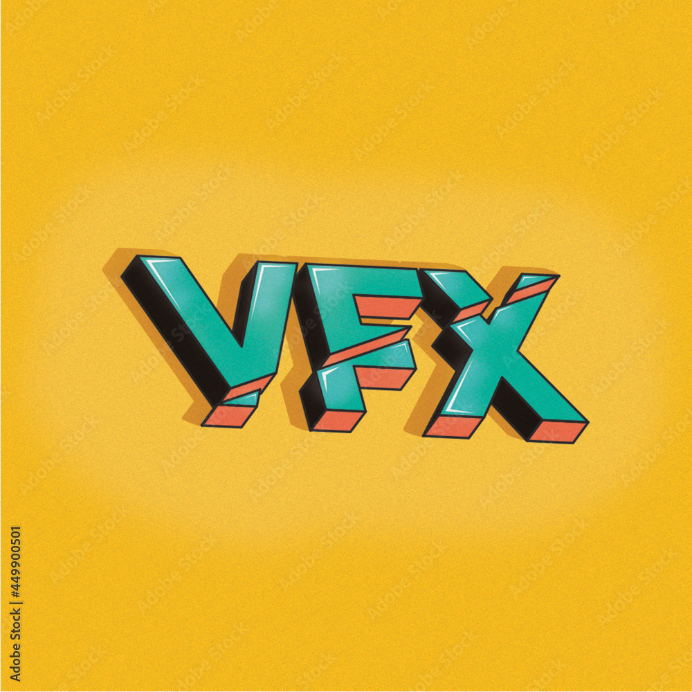 Logo VFX creativo y moderno Stock Illustration | Adobe Stock