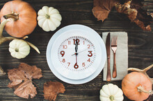 Thanksgiving Clock Free Stock Photo - Public Domain Pictures