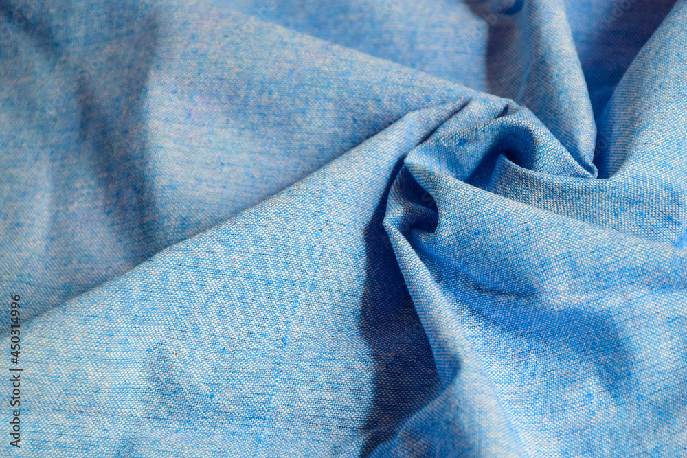 Close-up Indian ethnic cotton khadi fabric texture background. Abstract ...