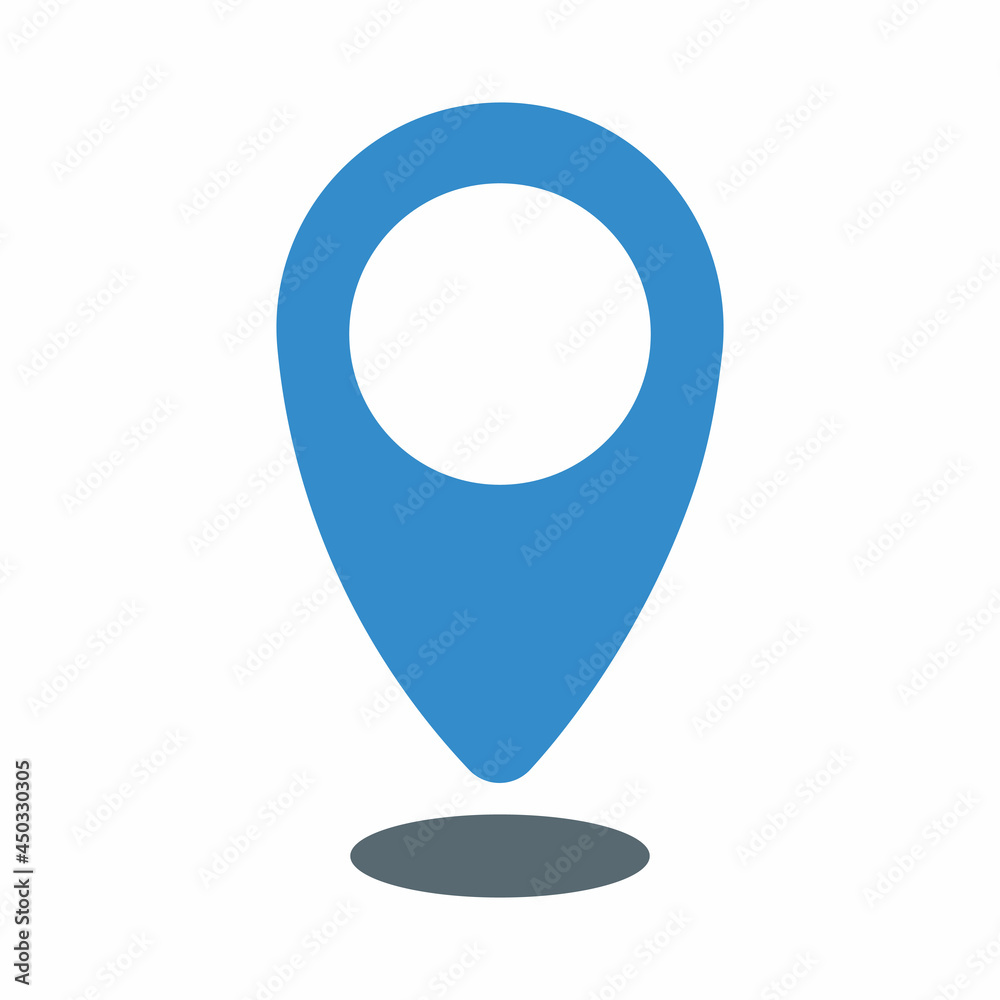Location icon vector free download in blue clipart symbol maps Stock ...